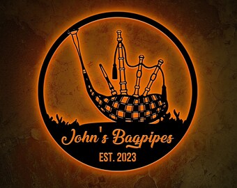 Bagpipe Wall Decor - Etsy
