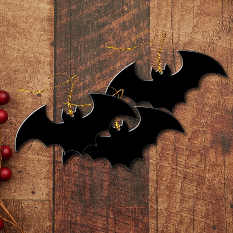 Metal Bat Ornament Gift for Halloween House Decor Bat Metal - Etsy