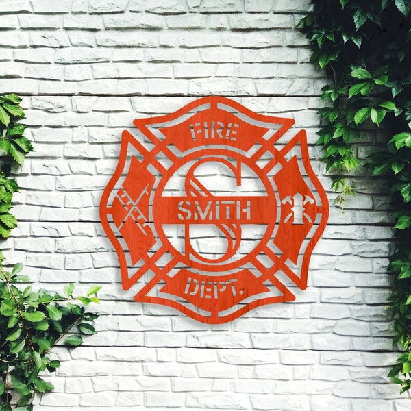 Custom Fire Station Sign - Etsy