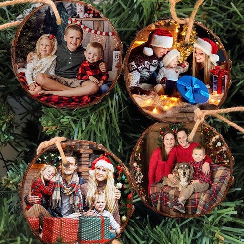 Custom Photo Christmas Ornaments - Etsy