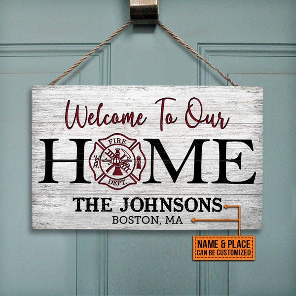 Firefighter Sign - Etsy