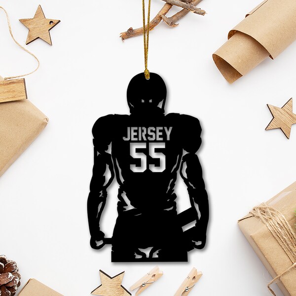 Football Tree Ornament - Etsy