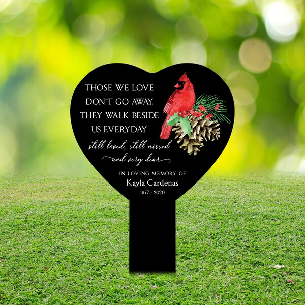 Cardinal Memorial Stone - Etsy