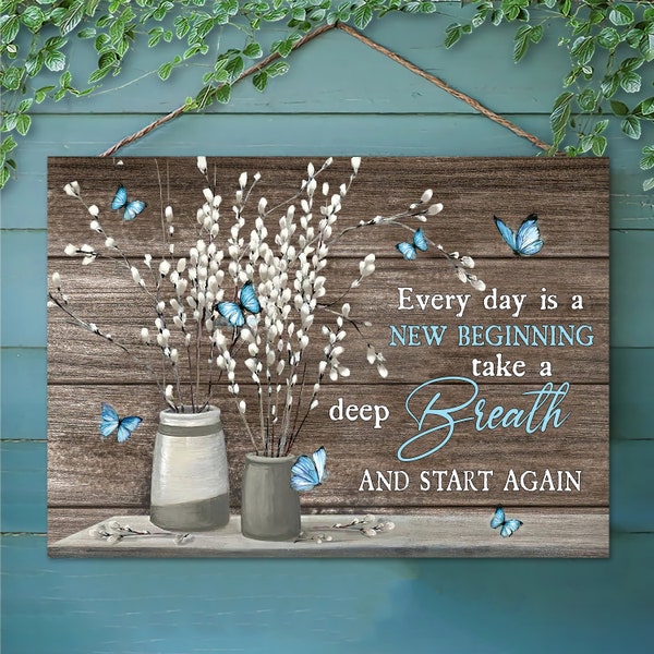 Deep Breath Sign - Etsy