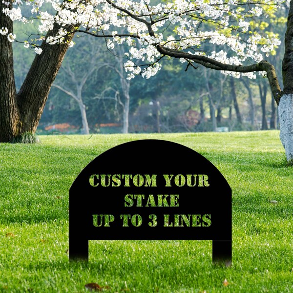 Custom Sign Stake - Etsy