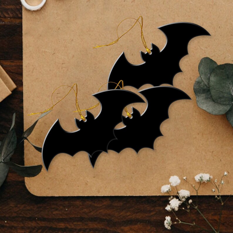 Metal Bat Ornament Gift for Halloween House Decor Bat Metal - Etsy