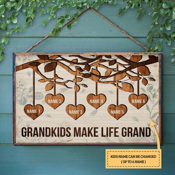 Nana and Papa Wooden Signs - Etsy