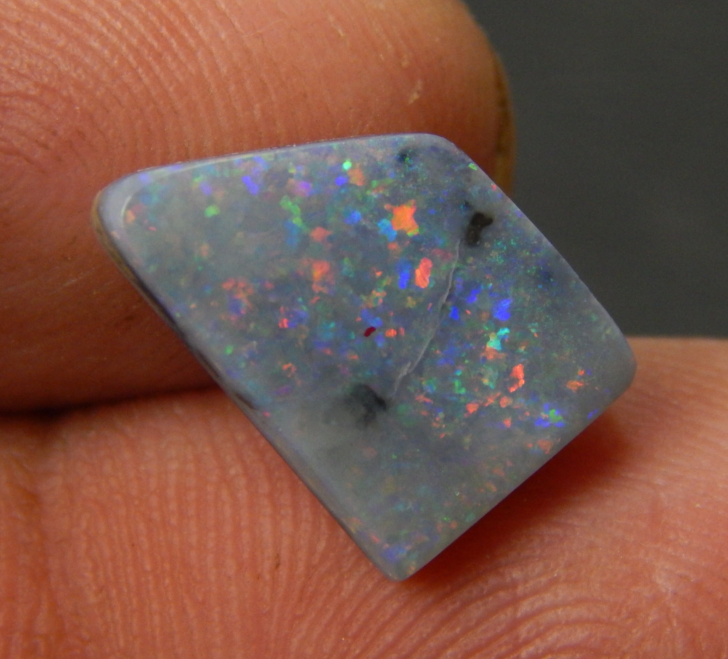 Australian Solid Opal Gemstone Natural Fancy Shape Loose Cabochon Good ...