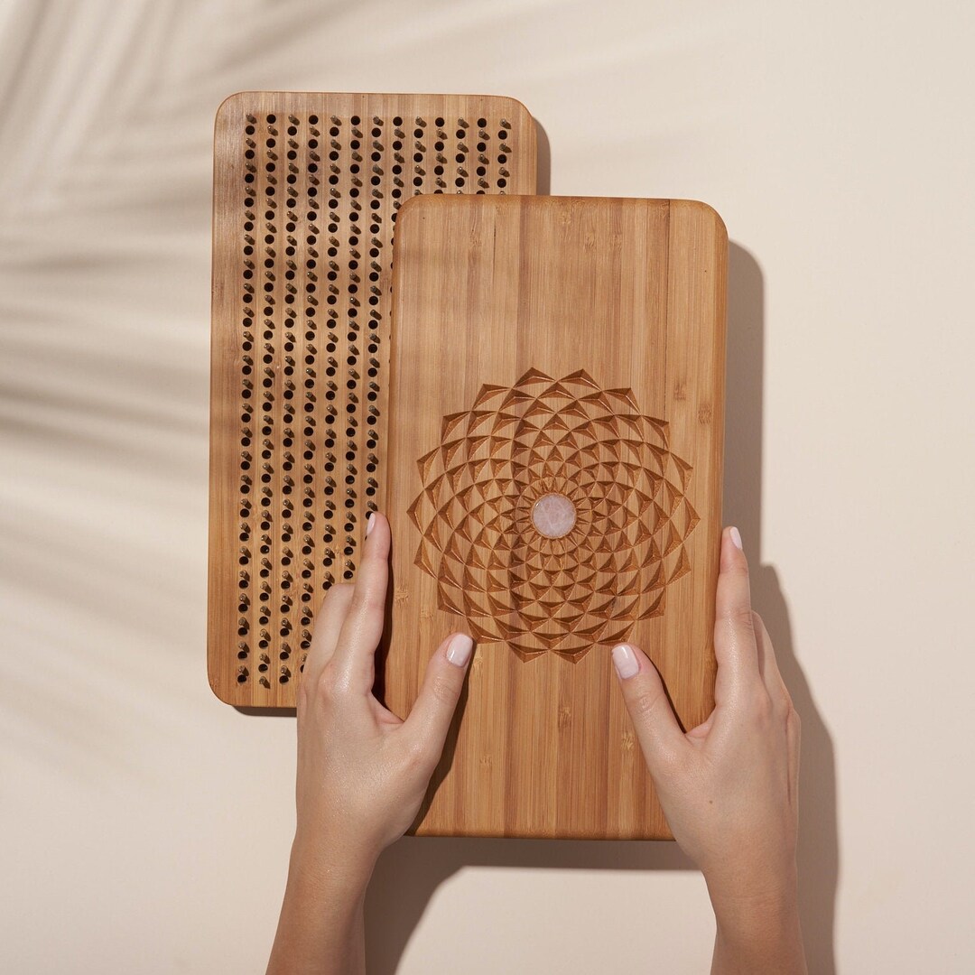 BAMBOO Dynamic Copper Nail Boards / Sadhu Bed of Nails / Yoga ...