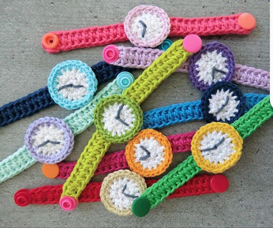 Watch Bracelet SOS Band Crocheted for Children/baby - Etsy