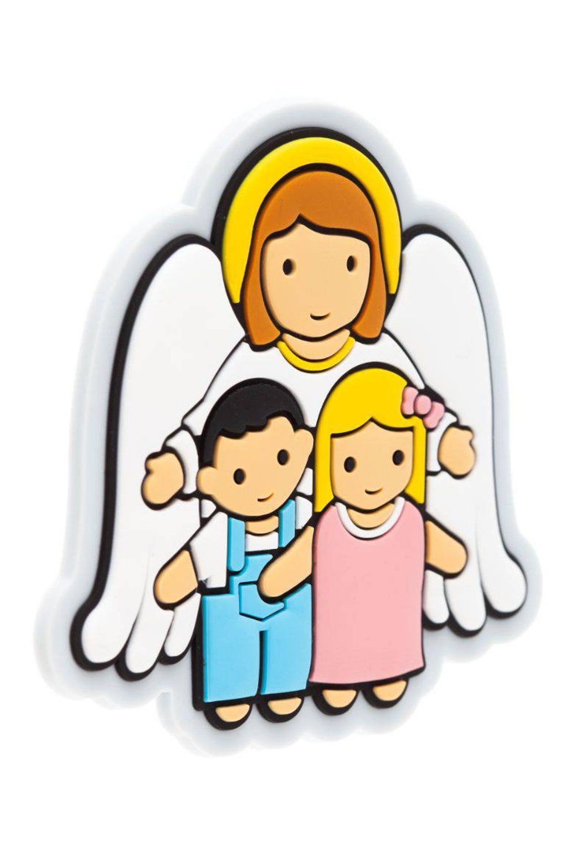 Guardian Angel With Children Fridge Magnet - Etsy