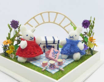 Rabbit Picnic Table - Etsy