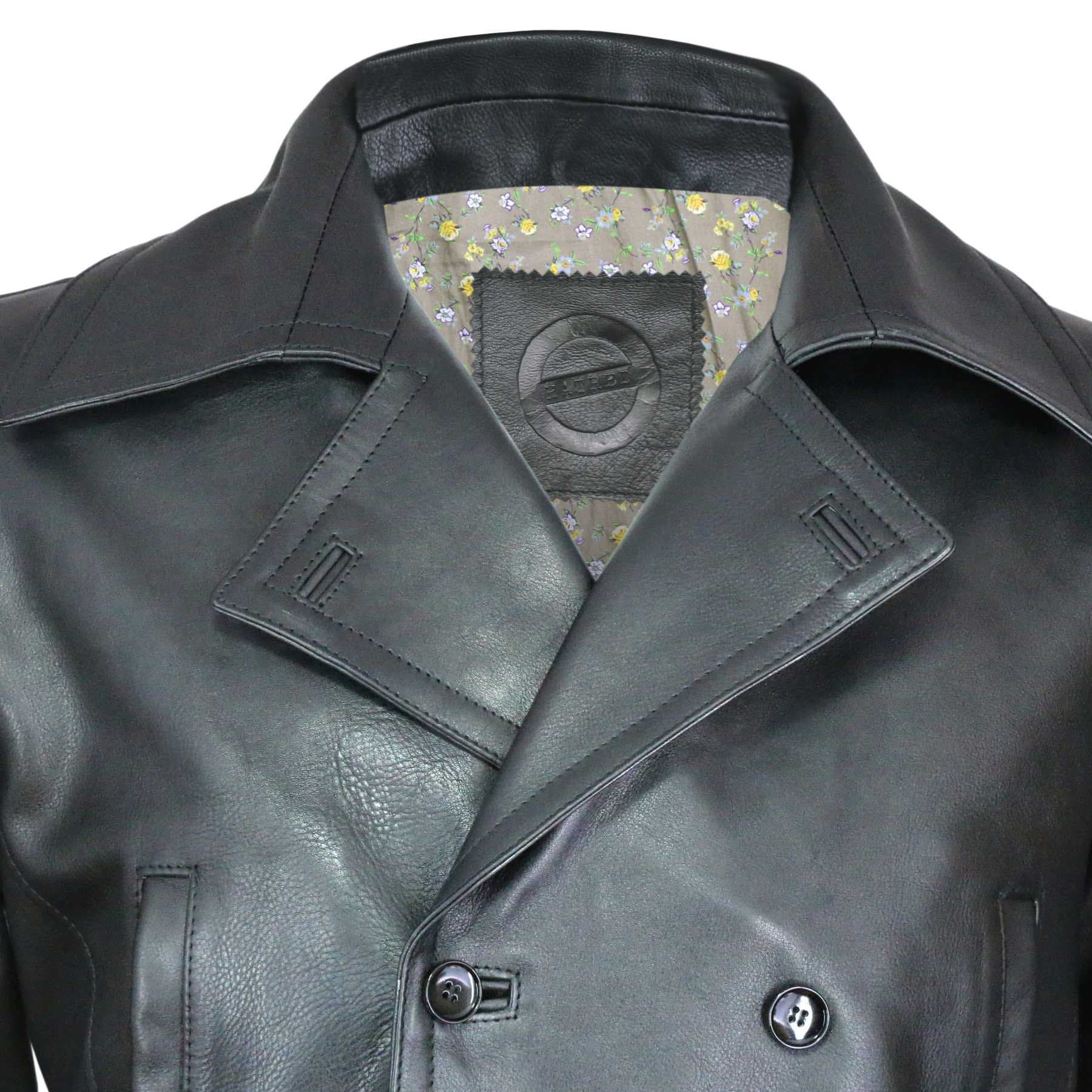 Distressed Leather Jacket U Boat