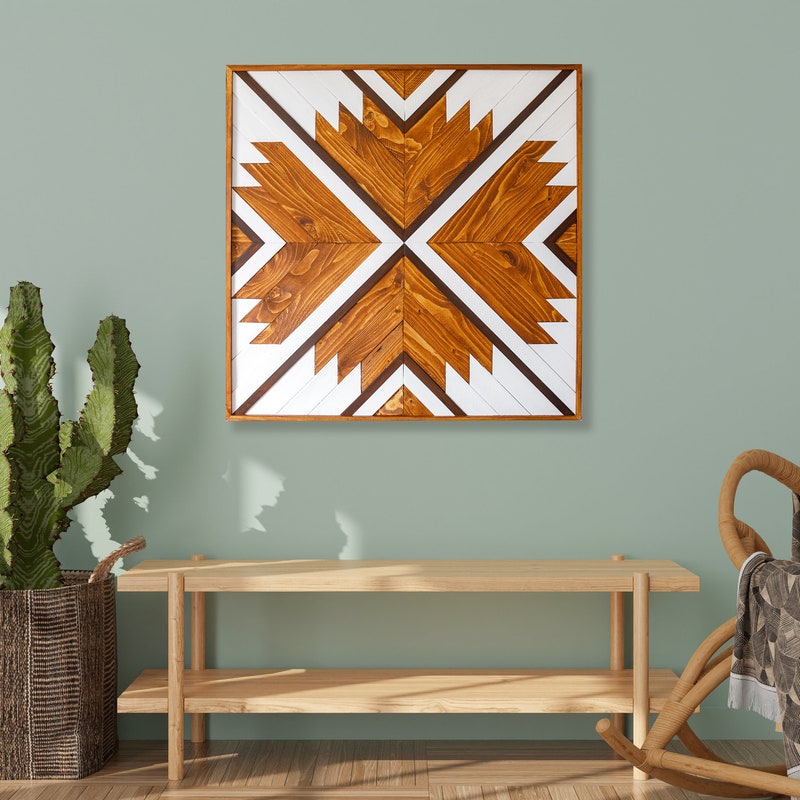 Wood Squares Wall Art - Etsy