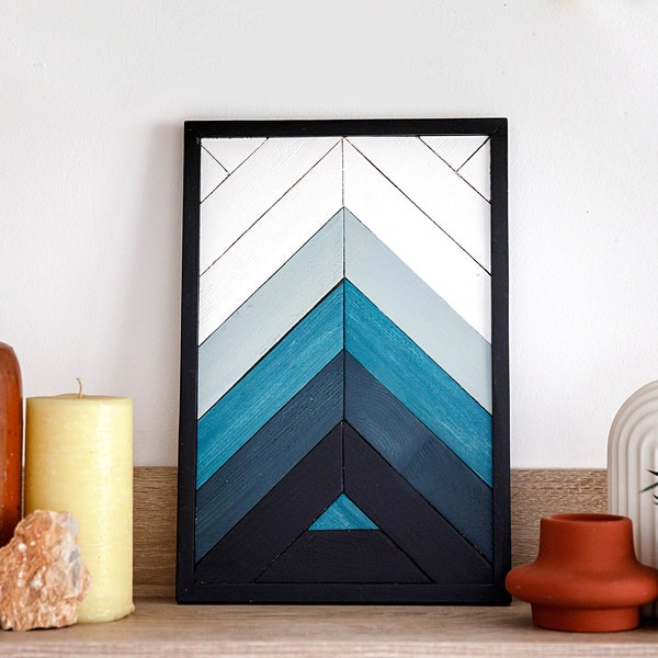 Chevron Wall Art - Etsy