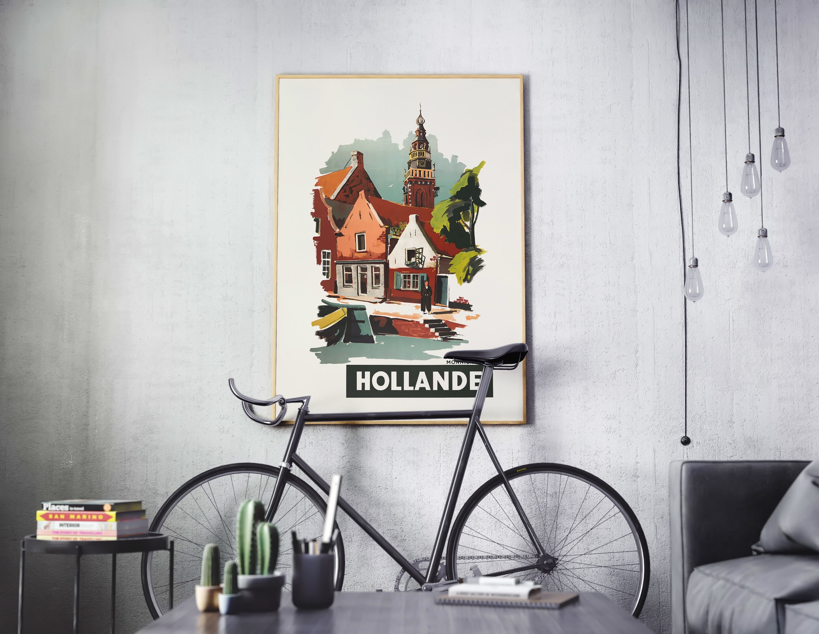 Holland Travel Print Netherlands Poster Vintage Dutch - Etsy UK