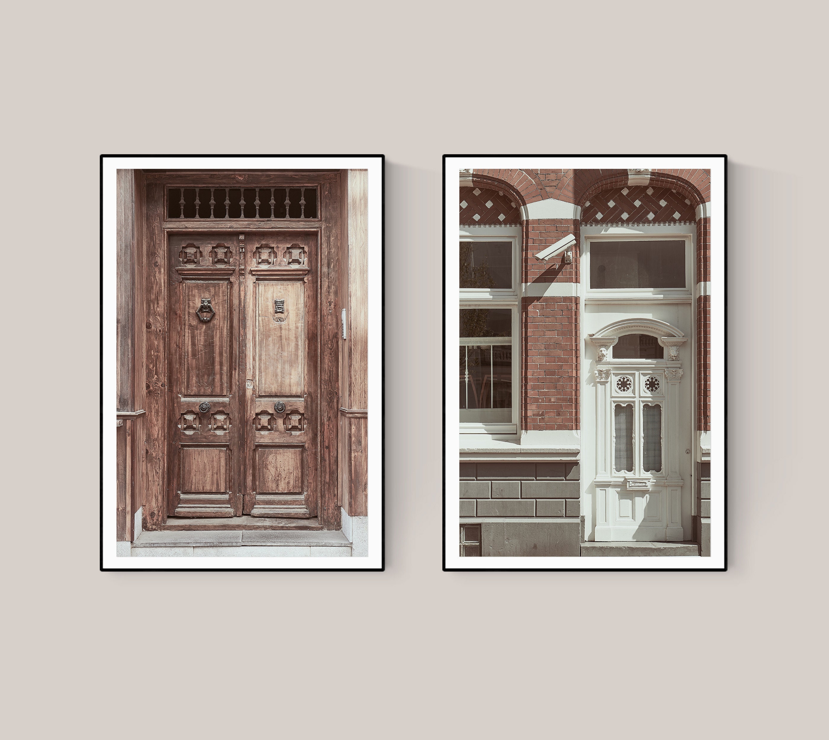 Door Photography, Door Prints, 2 Print Set, Architecture Art, Doorway ...
