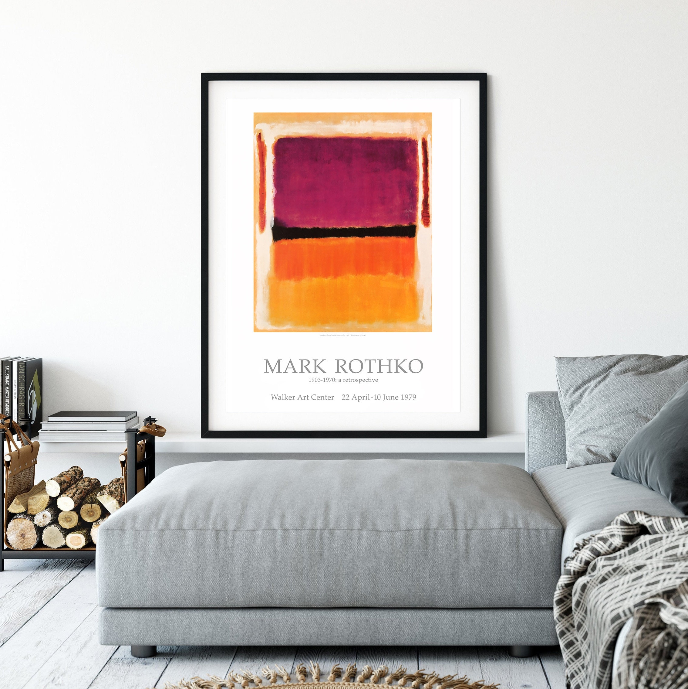 Mark Rothko Poster, Office Decor, Rothko Print, Exhibition Poster ...