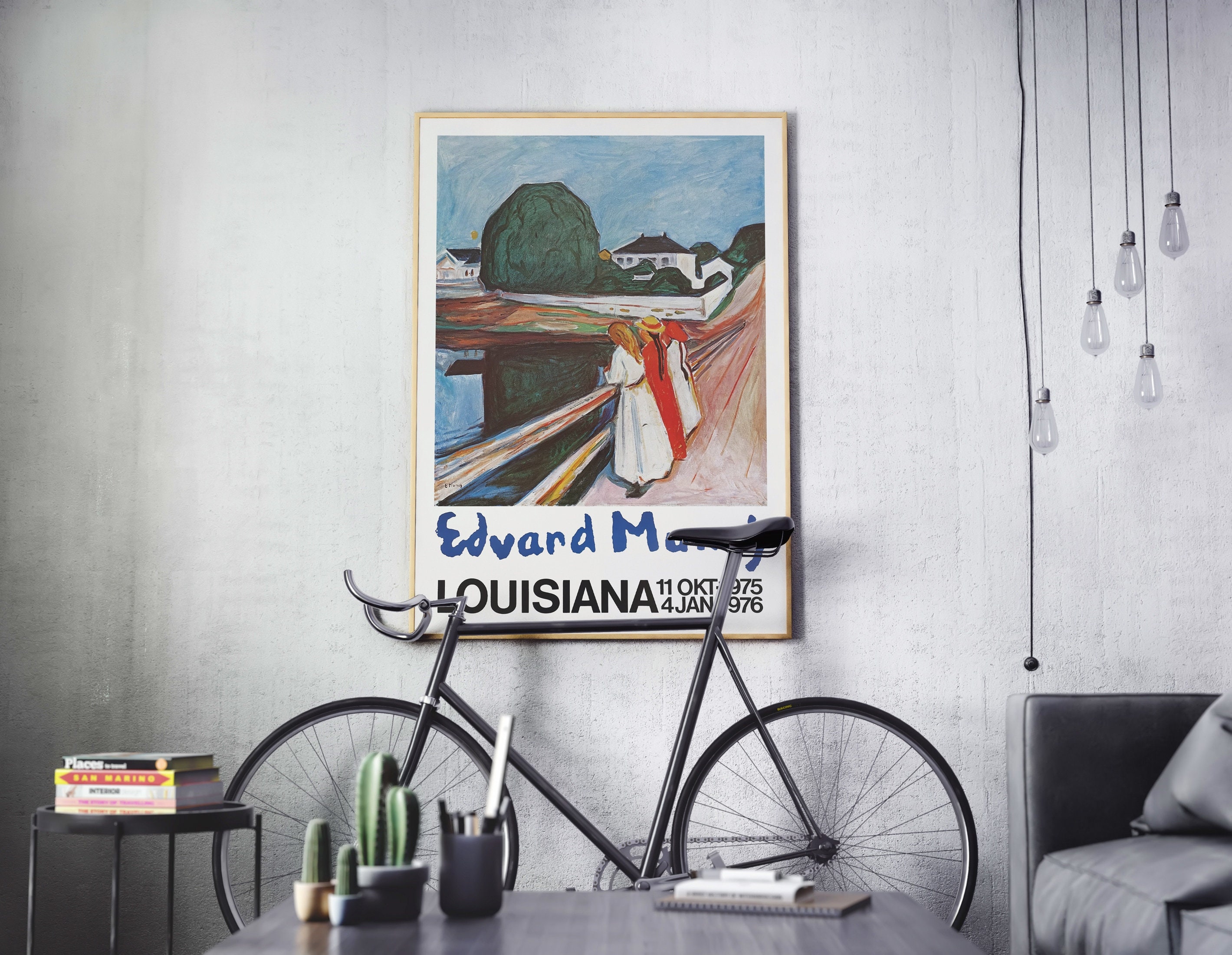 Edvard Munch Exhibition Poster Print Expressionism Art - Etsy