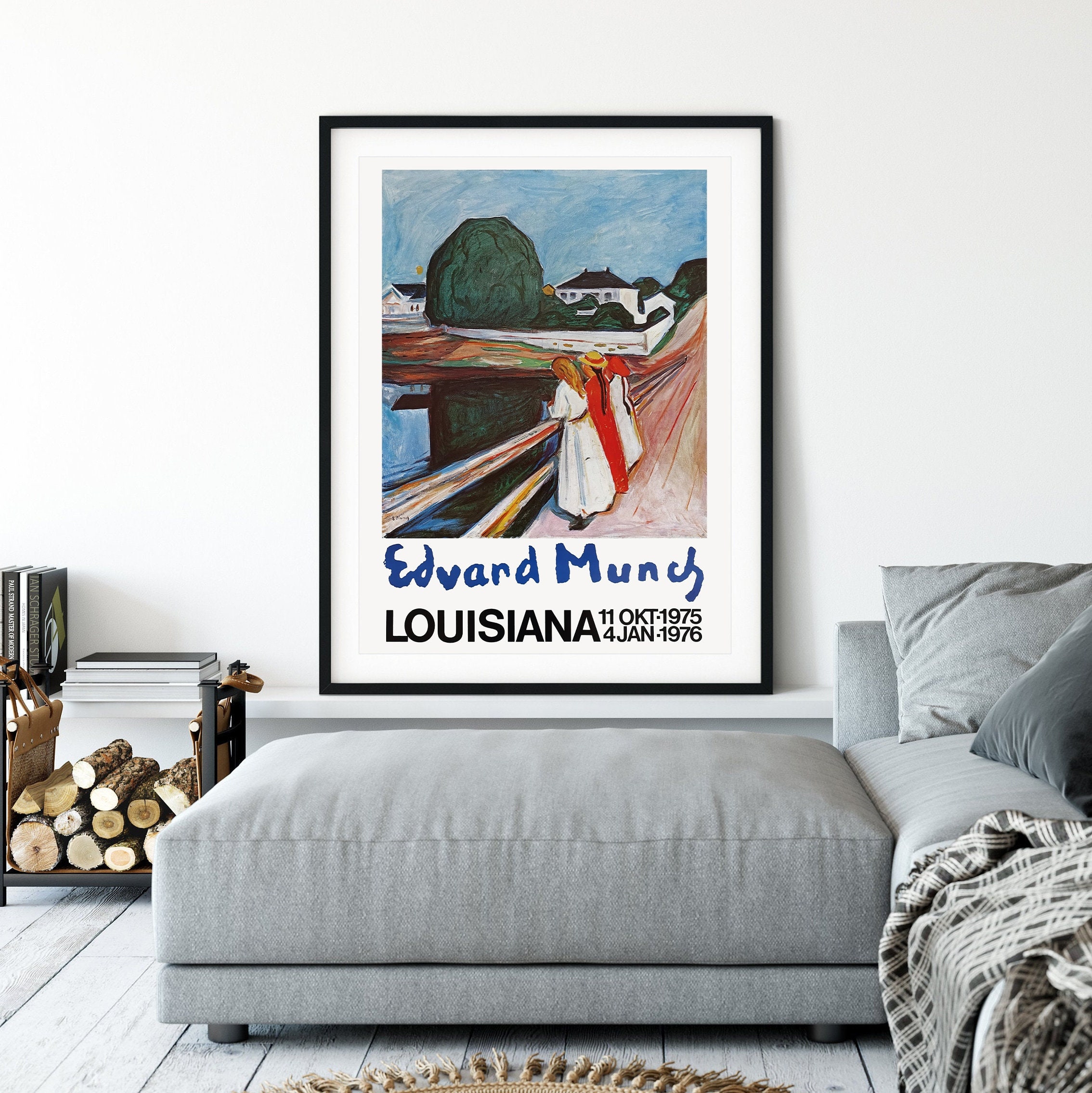 Edvard Munch Exhibition Poster Print Expressionism Art - Etsy