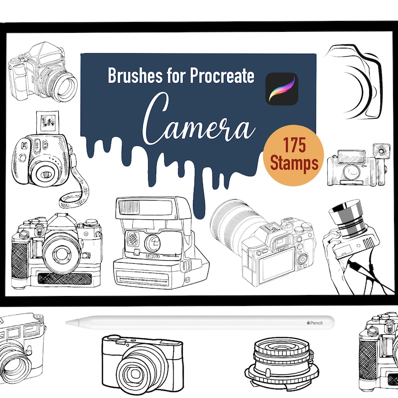 Camera Stamp - Etsy