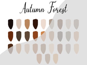 Skin Tones Procreate Color Palette for iPad 6 Palettes 180 - Etsy Canada
