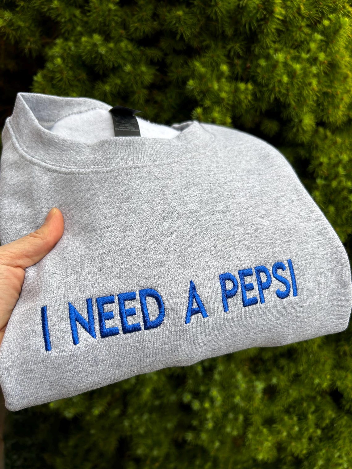 Embroidered I Need a PEPSI/ DIET PEPSI Pop Caffeine Cola Drinks ...