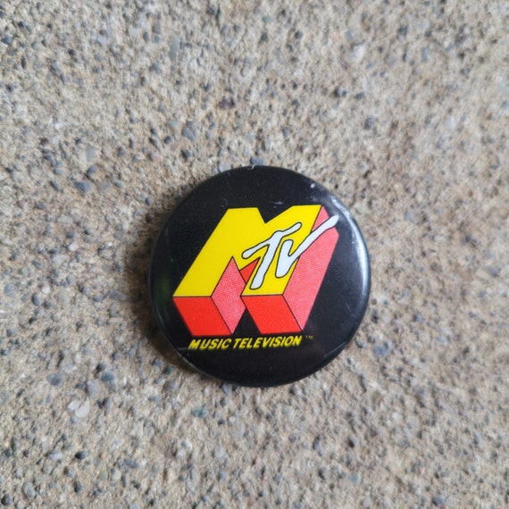 80s MTV Logo Pin - Gem
