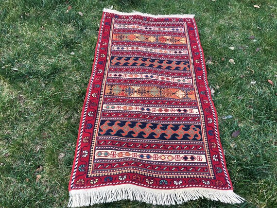 Soumak Rug Small Kilim Rug Sumac Rug Doormat Rug Wool Rug | Etsy