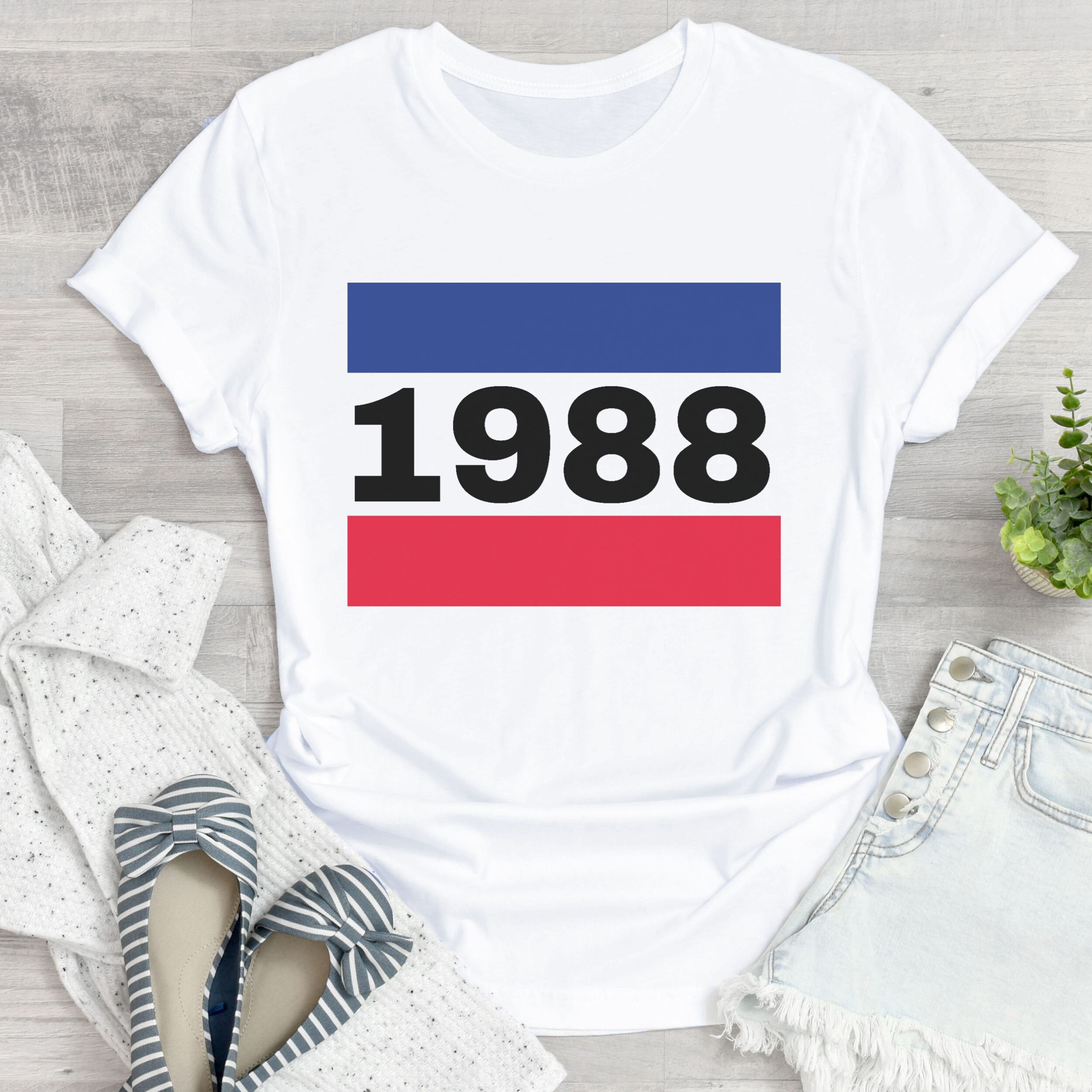 1988 Shirt, 1988 T-shirt, 1988 Tshirt, 1988 Tee, 1988 Tee Shirt, 1988 T ...