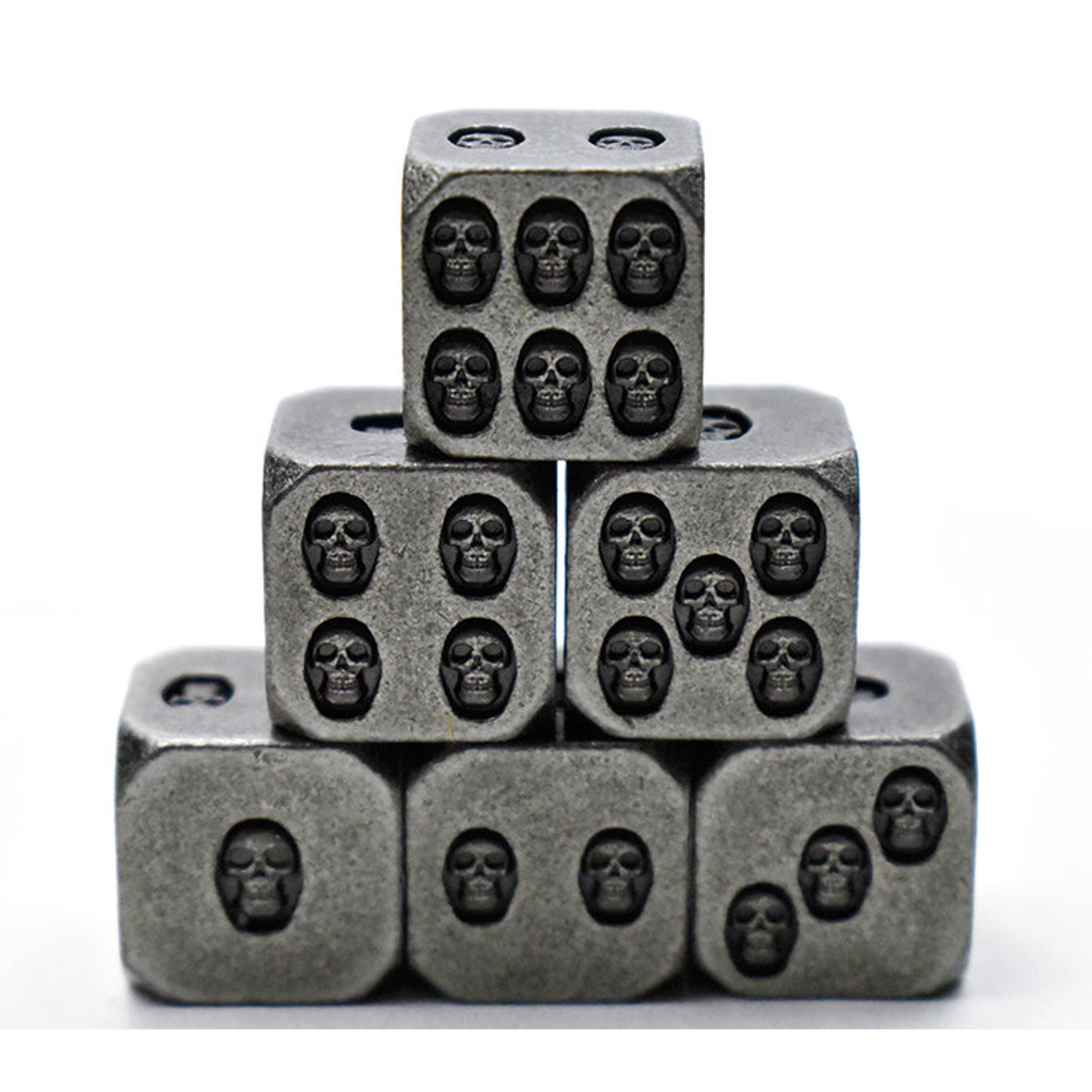 Halloween Dice Skull Dice 6 Pieces Set Skeleton Dice | Etsy