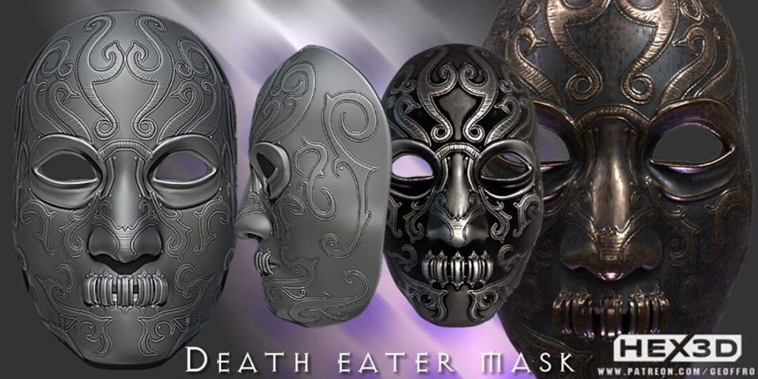 Harry Potter Deatheater Mask Cosplay Unfinished - Etsy