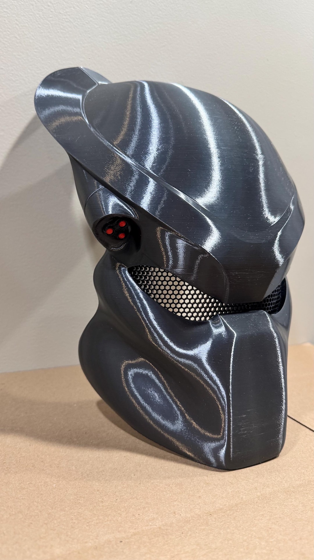 Predator Bio Mask Display With Colored Stand and Integrated Leds - Etsy