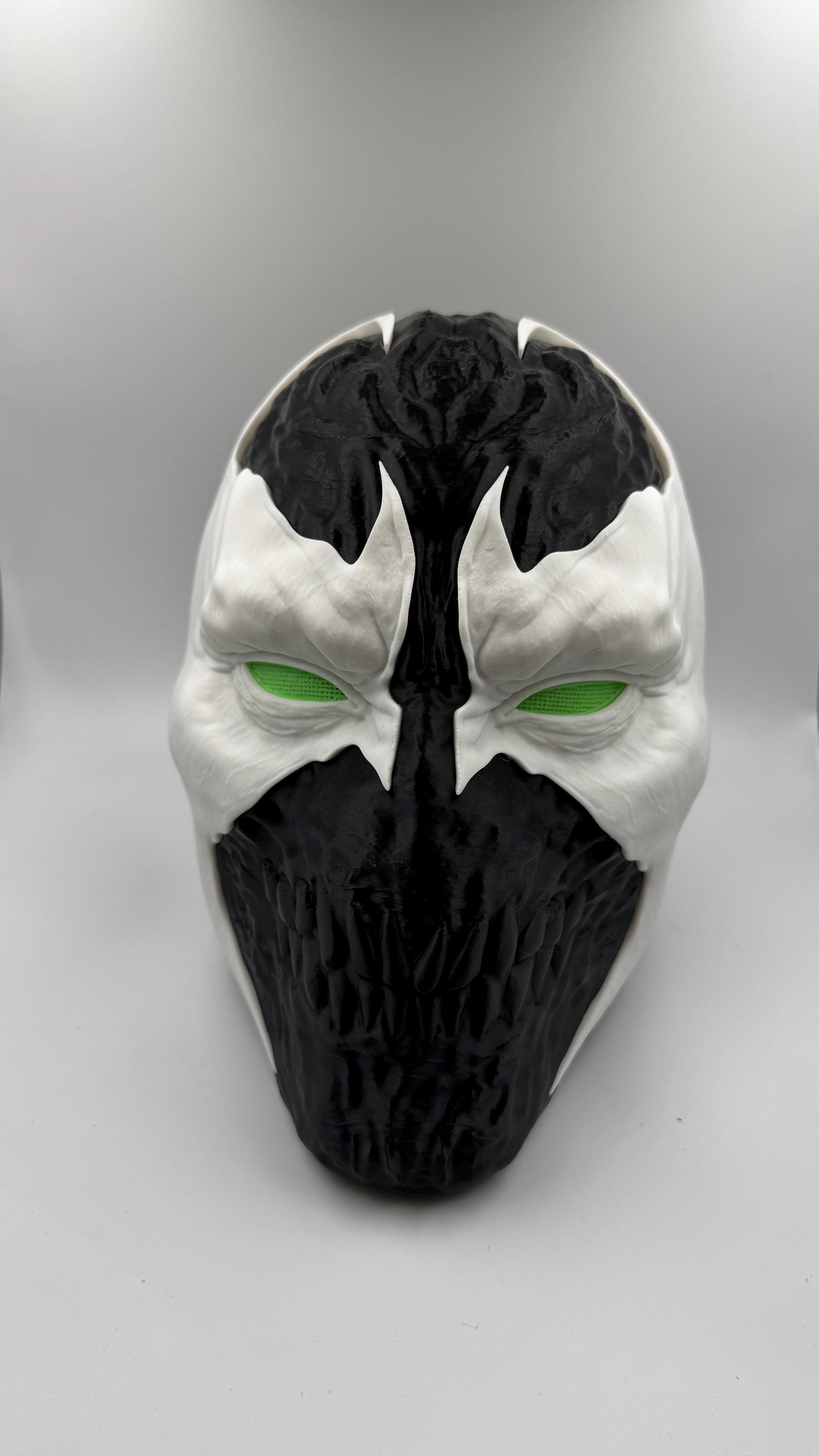 Spawn Inspired Cosplay Helmet – Modular Design With Glow-in-the-dark ...
