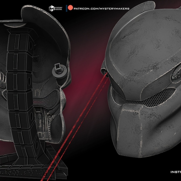 Predator Mask - Etsy