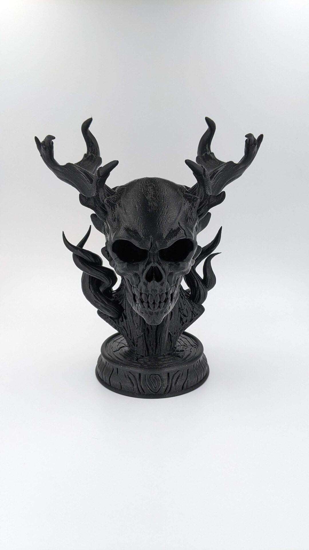 Nature Ankou Demon Skull - Gothic Home Decor - Etsy