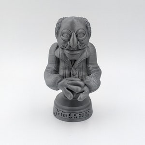 The Muppets, Waldorf , Statler , Old Man, Kermit, Piggy, Kermit, Gonzo ...