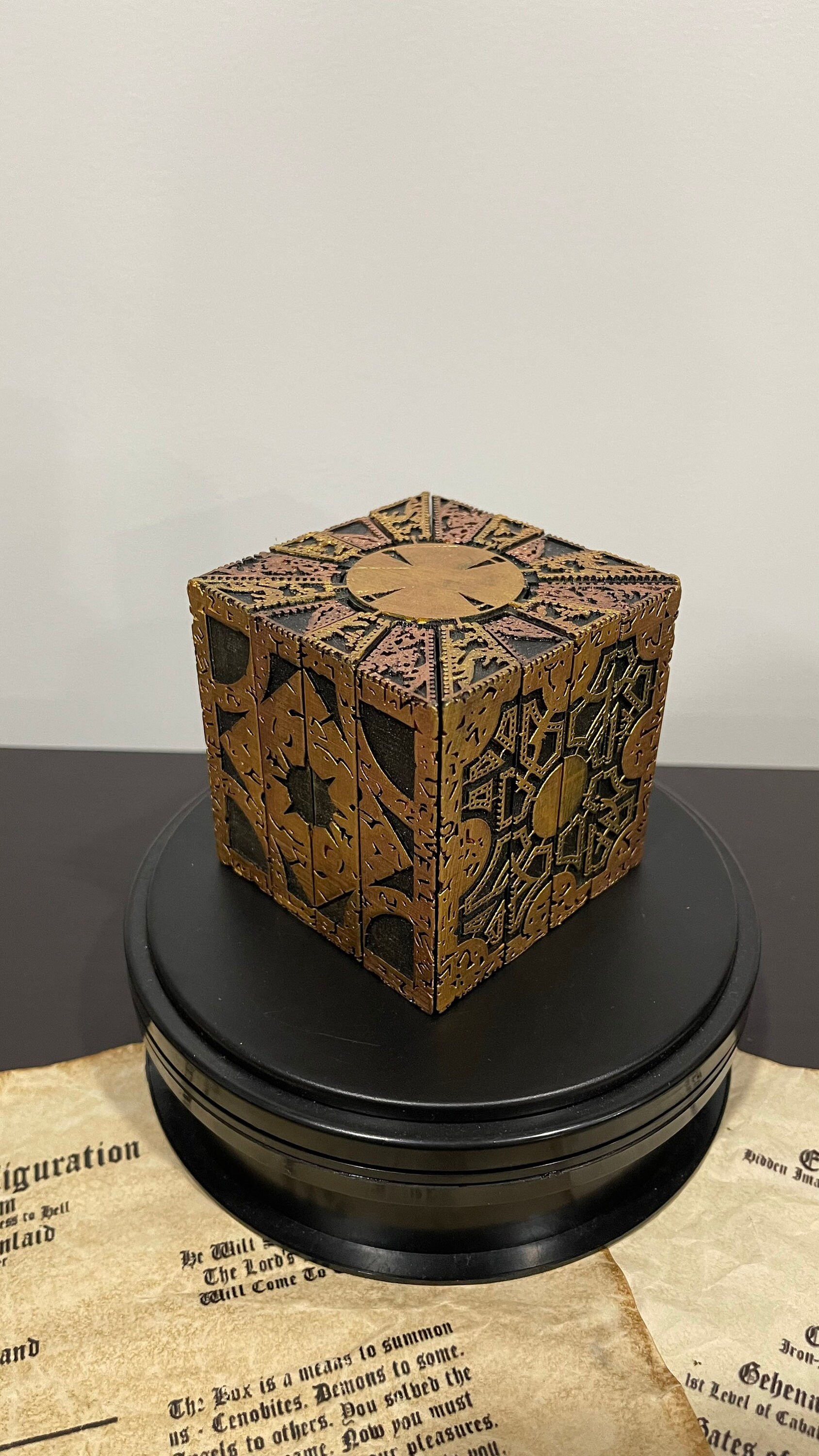 Lament Configuration Hellraiser Cube Puzzle Box Pinhead - Etsy