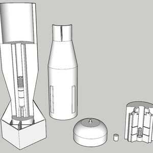 Gun Type Nuclear Bomb Cutaway Model - Etsy