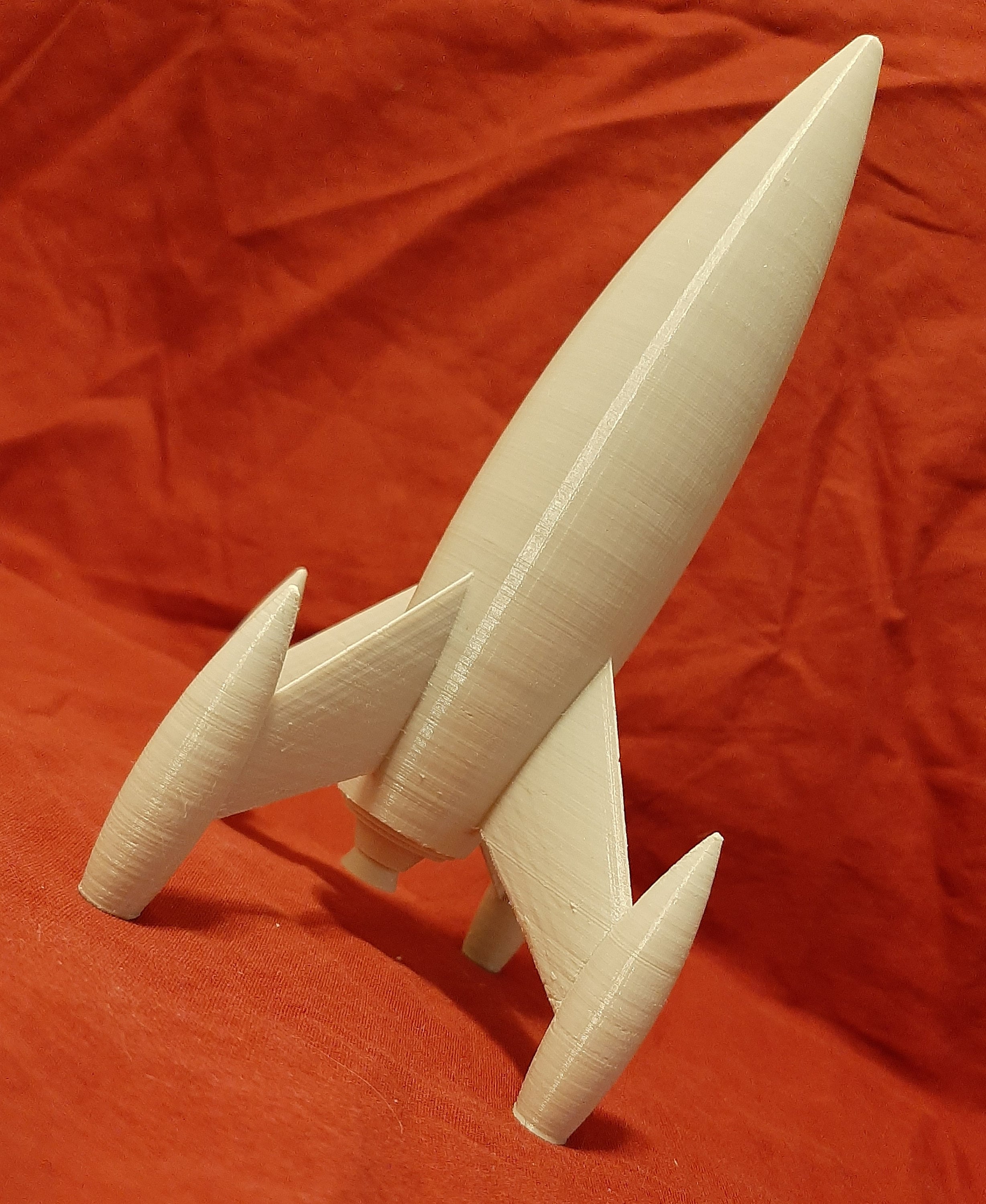 Retro-future Rocketship - Etsy