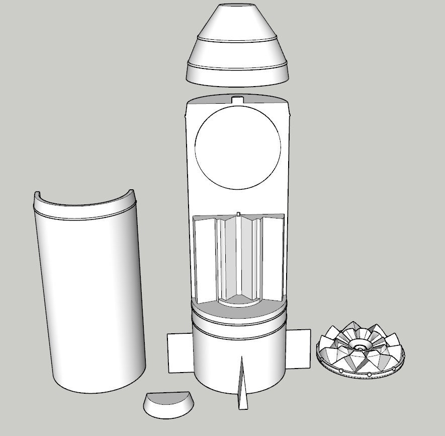 Hydrogen Bomb Cutaway Model - Etsy