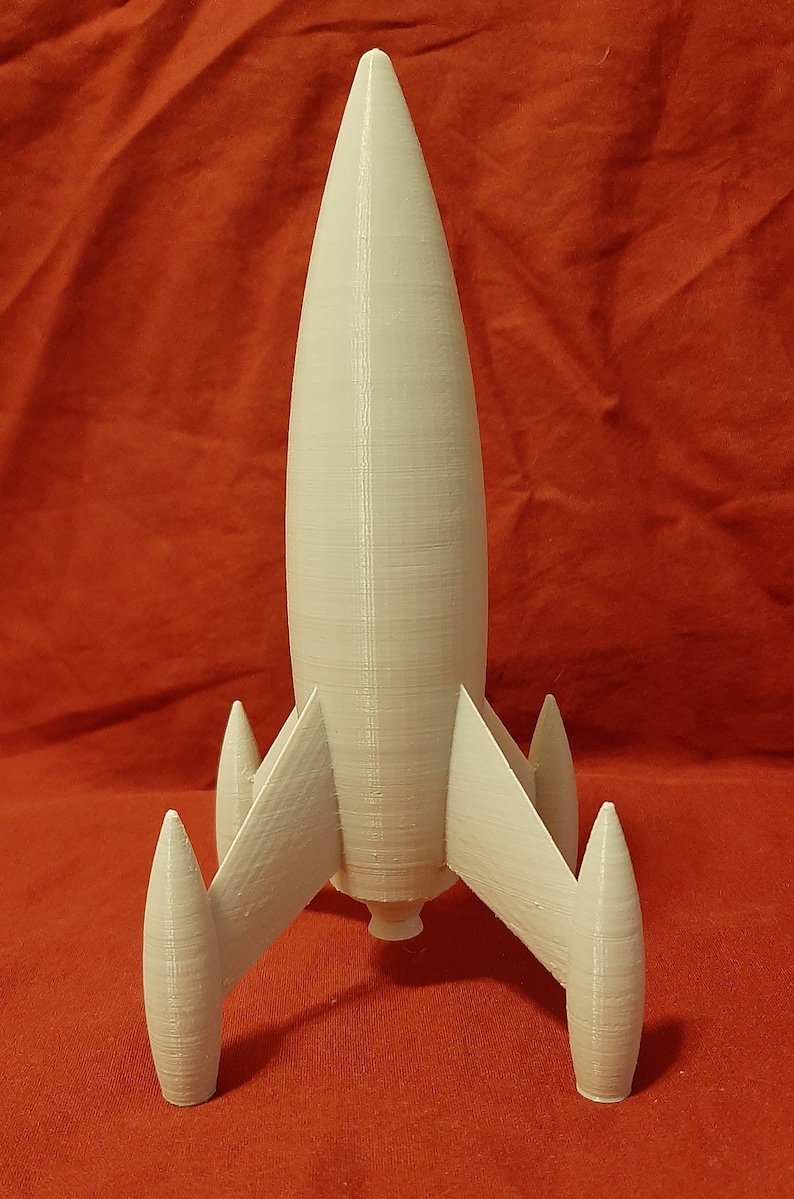 Retro-future Rocketship - Etsy