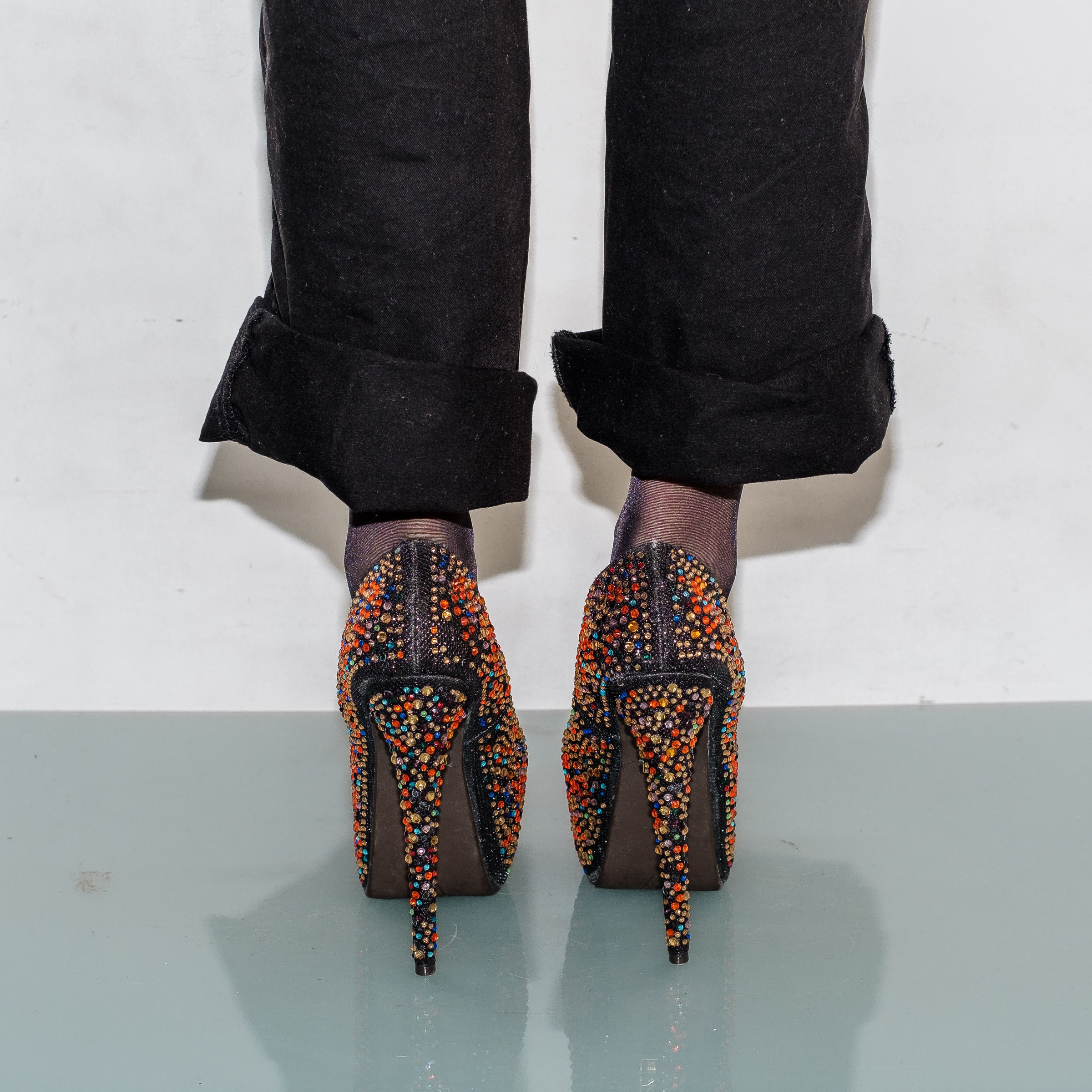 Vintage Y2K Crazy Neck-breaking Diamond Platform Stilettos - Etsy