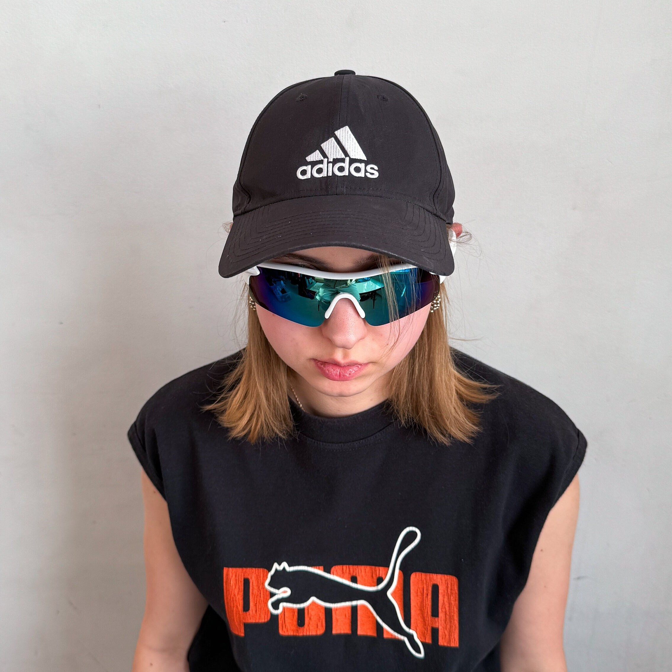 Vintage 90's Logo Cool Classic Baseball Cap in Black & White - Etsy