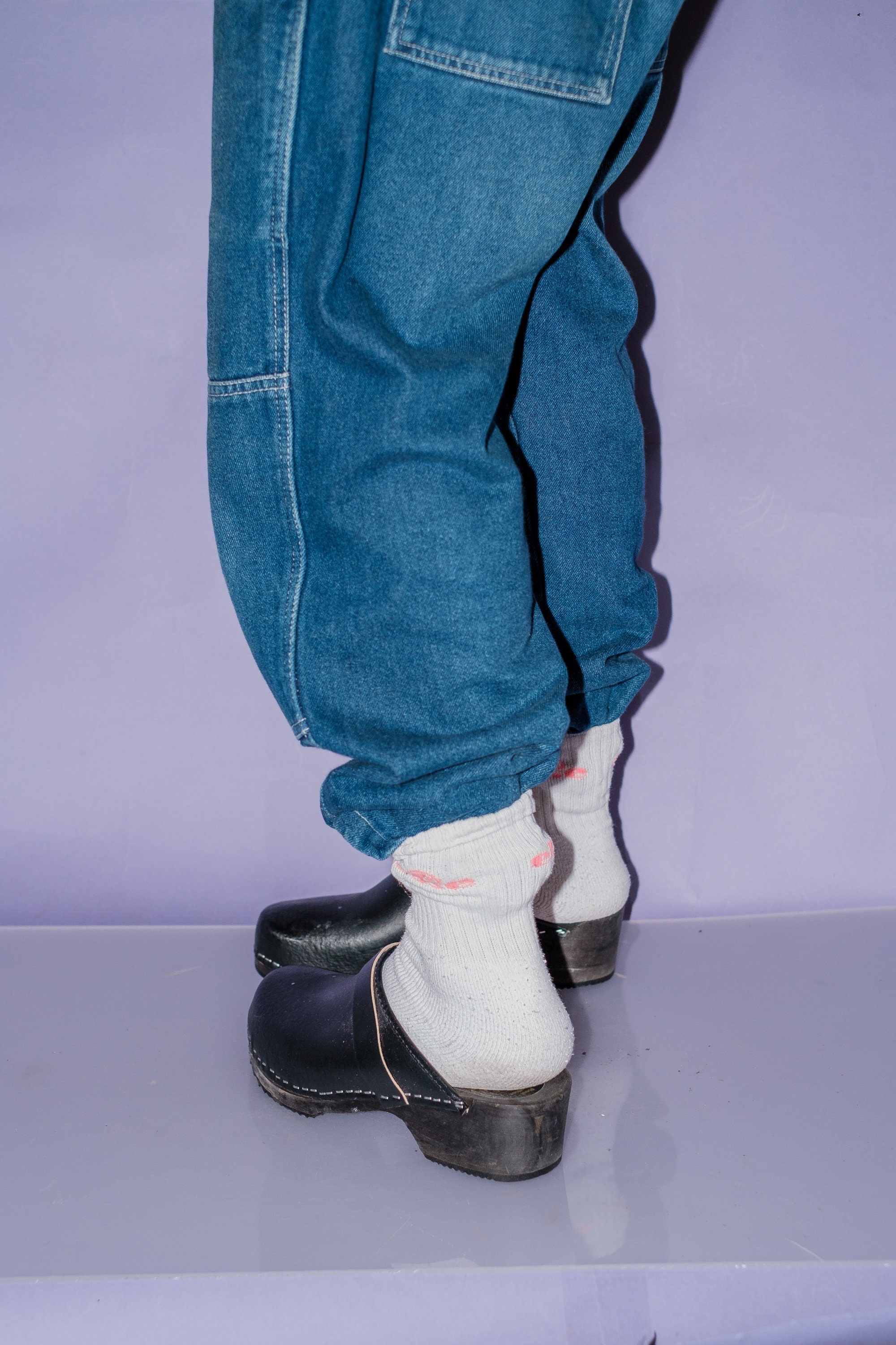 90's Vintage Leather Classic Leather Clogs in Black - Etsy