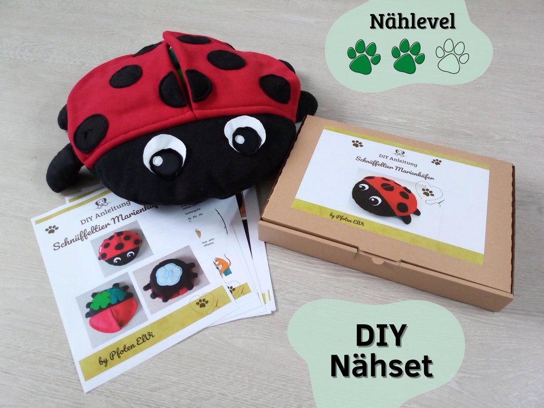 DIY Sewing Set Sniffing Pillow ladybug Pillow - Etsy