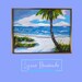 Original Beach Painting "white Sandy Beach" by Coastal Artist Lynne ...