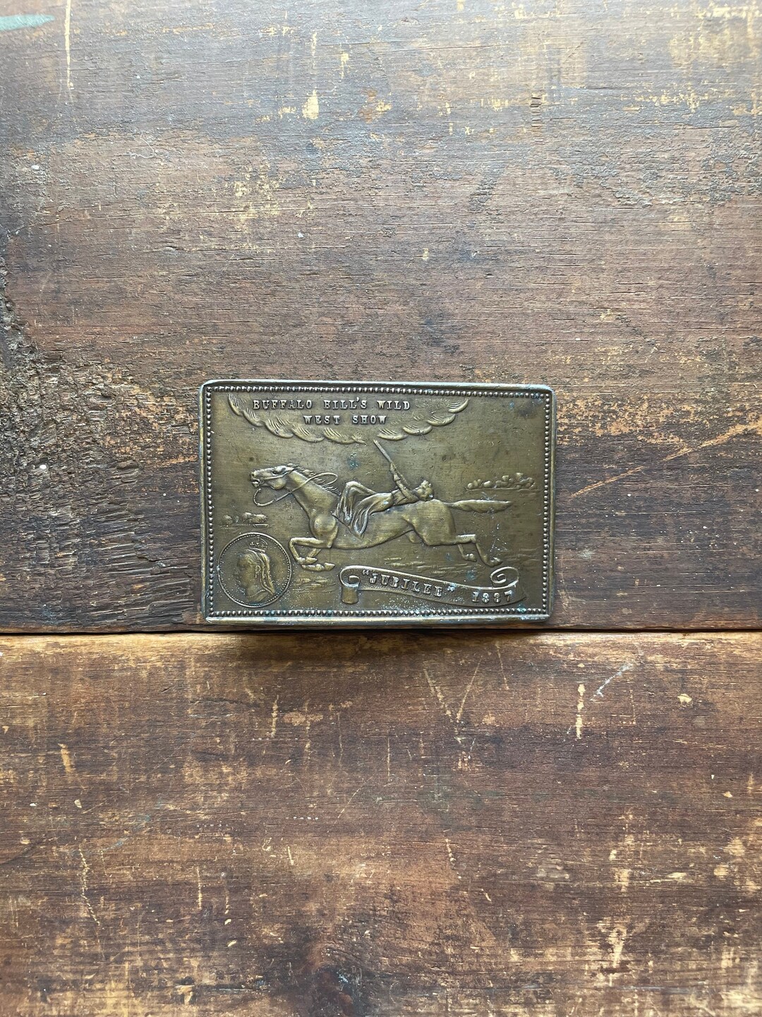 Vintage Buffalo Bill Belt Buckle - Etsy