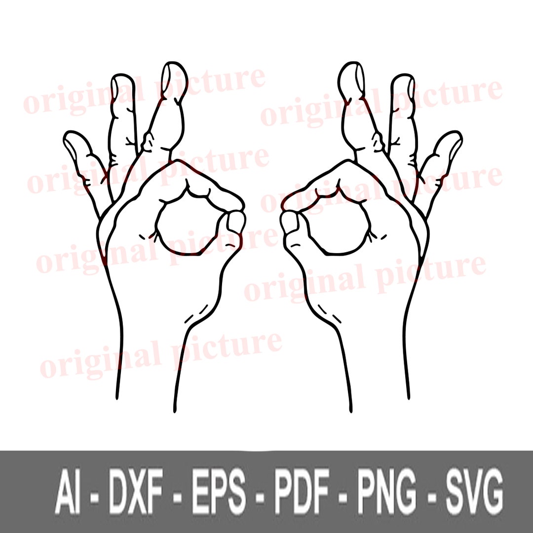 Ok Sign Svg Hand Sign Svg Ok Sign Svg Ok Love Sign Svg Ok - Etsy UK