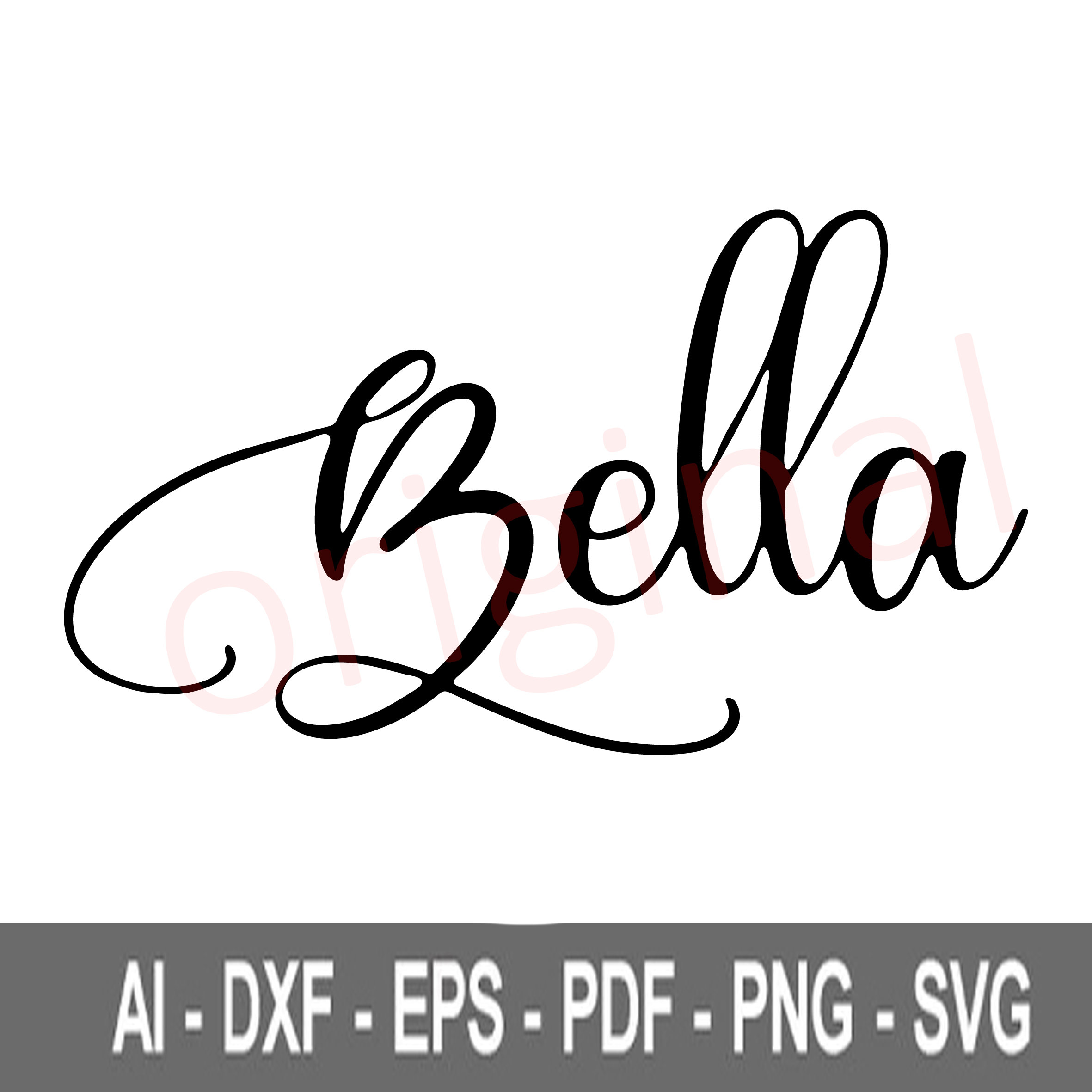 Bella svg Nombres svg Hermosos nombres de bebés svg Nombre - Etsy México